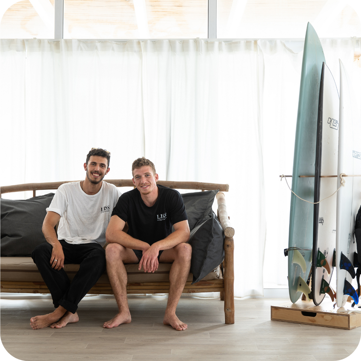 LISS | Freestanding Vertical Surfboard Rack